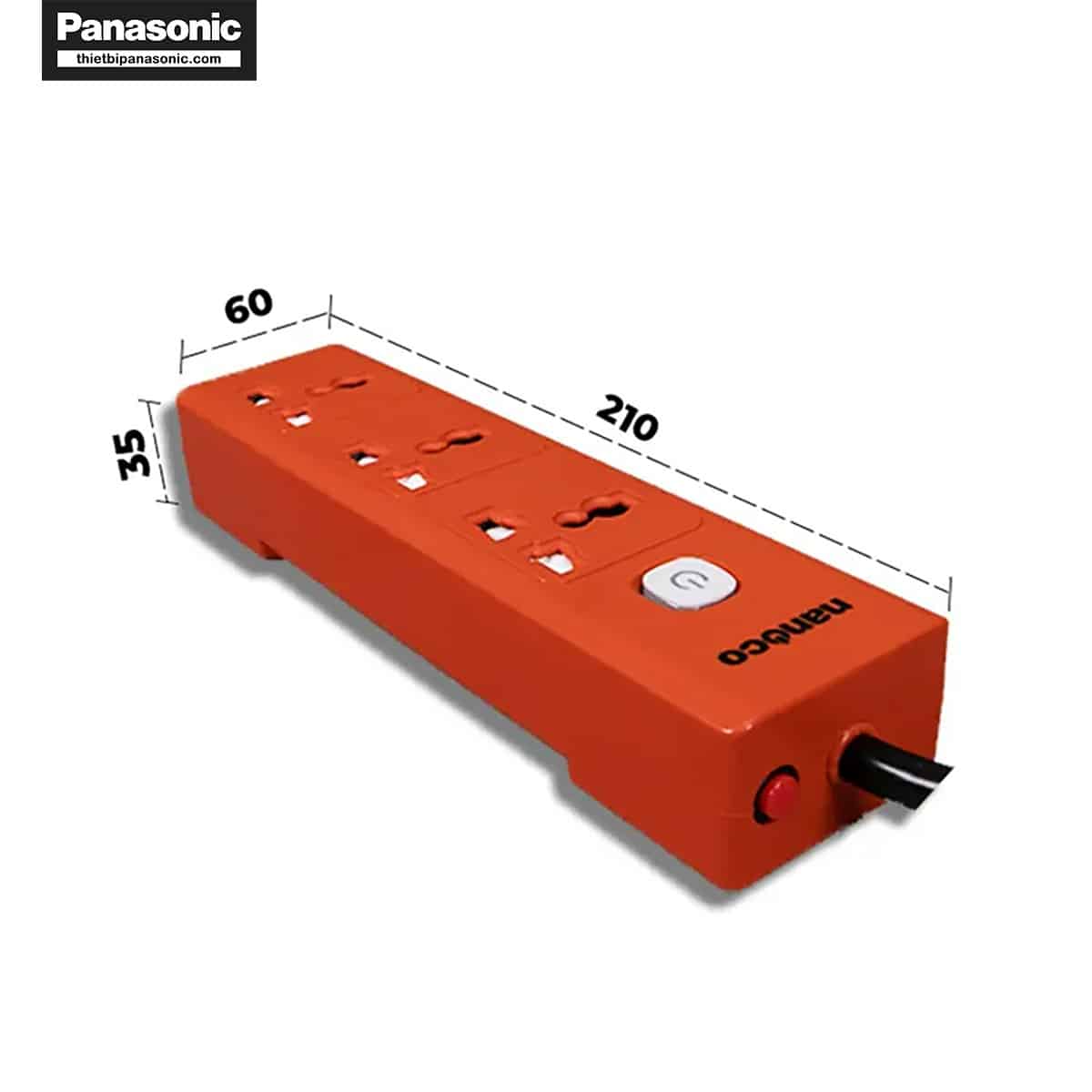 Ổ Cắm Có Dây Nanoco NES3320-5 – CÔNG TY TNHH BÁCH TÙNG DL