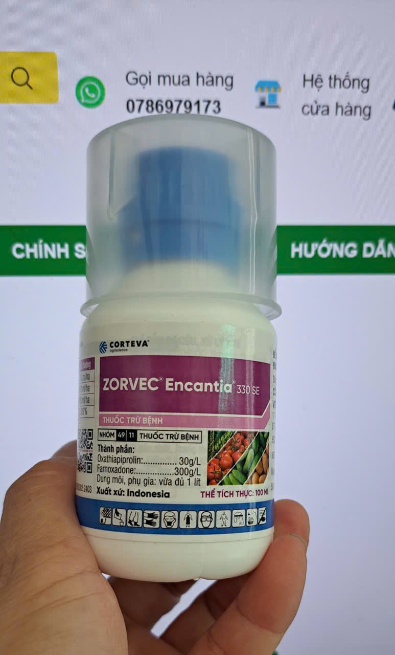 Thuốc trị bệnh ZORVEC Encantia 330SE nội hấp lưu dẫn phòng trừ bệnh sư