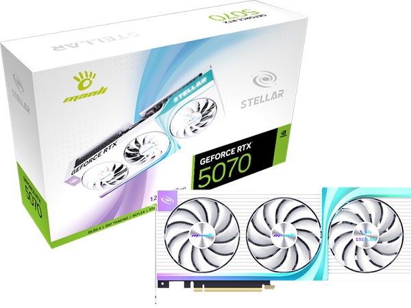 VGA Manli Stellar GeForce RTX™ 5070 OC 12GB GDDR7