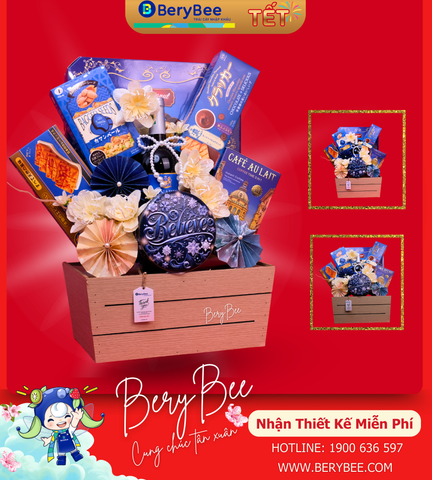 GIỎ QUÀ TẾT ĐẾ GỖ 2026 – BeryBee