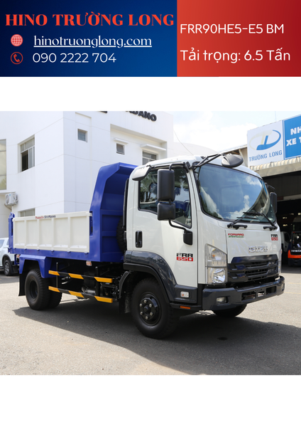 Xe Tải ISUZU BEN 6 Tấn FRR650HE5 EURO5 BỬNG MỞ – Hino Trường long Vĩnh Long