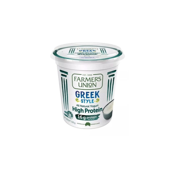 Sữa Chua Hy Lạp Greek Protein Cao (500g) – Dẻo Mịn, Giàu Dinh Dưỡng
