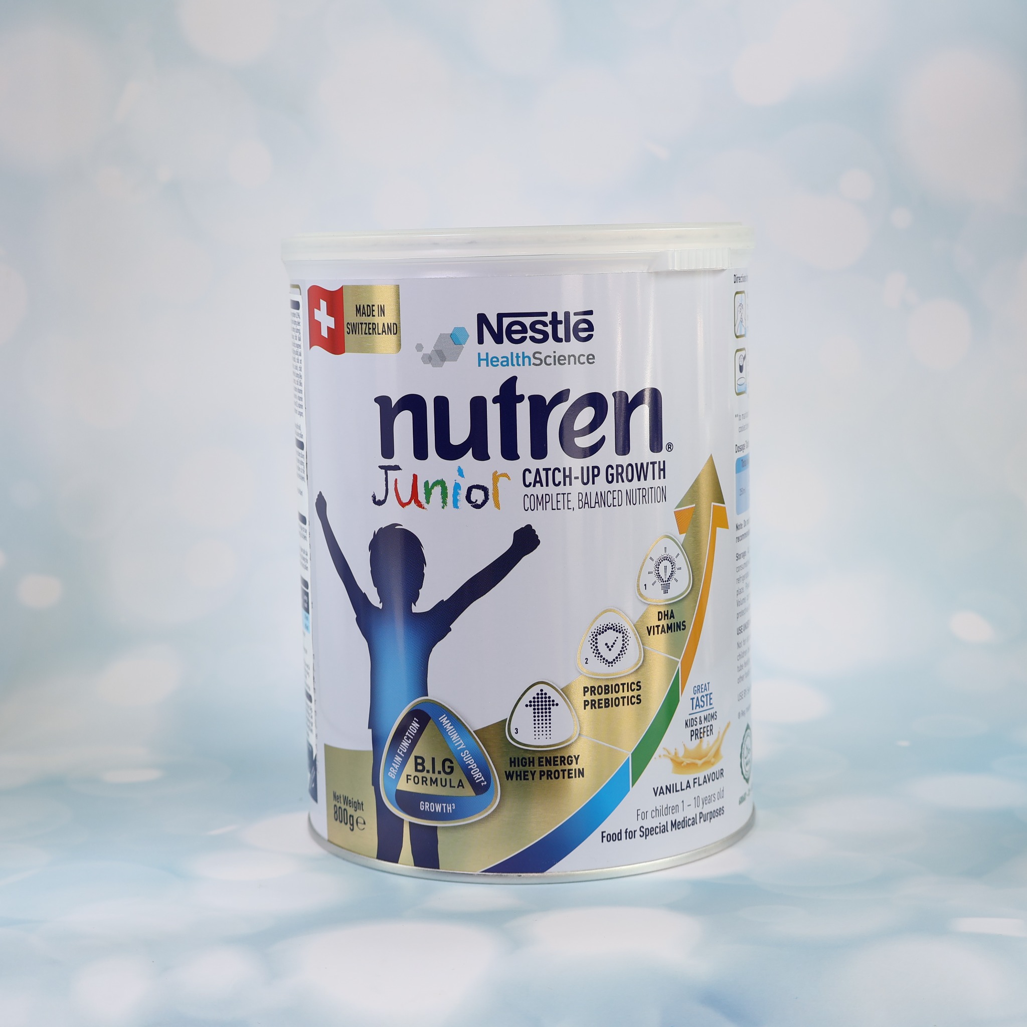 Sữa Bột Nutren Junior (800g) – Dinh Dưỡng Y Khoa Cho Trẻ Biếng Ăn