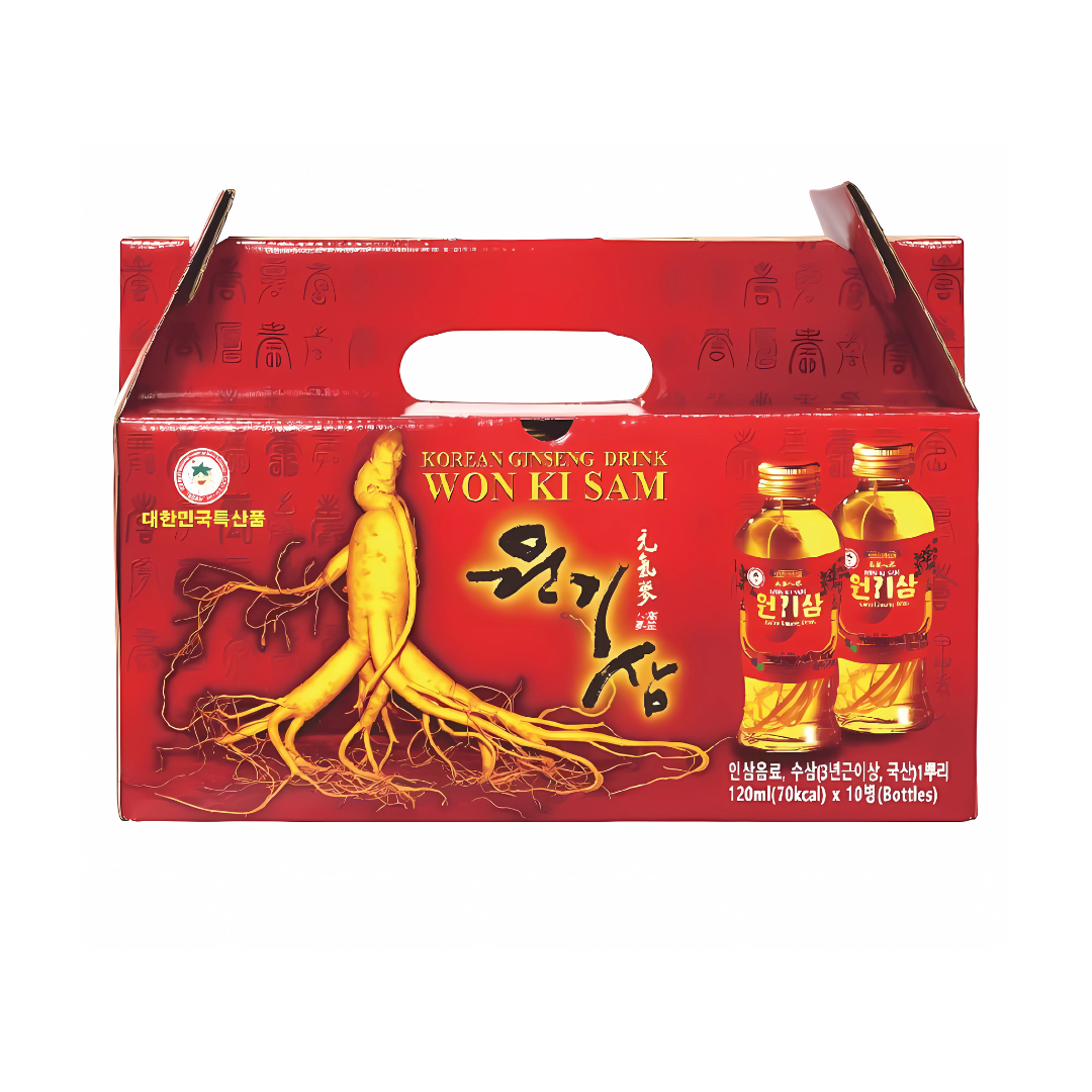 Nước Sâm Nguyên Củ WON KI SAM 10x120ml – Bổ Dưỡng Tăng Cường Sức Khỏe