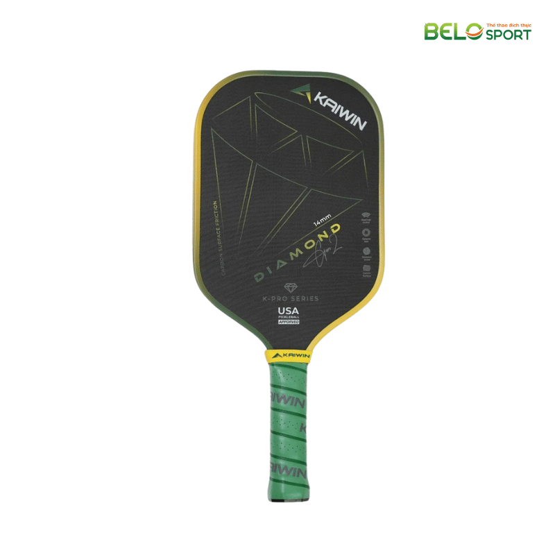 Vợt Pickleball Kaiwin Diamond Gen 2 Màu Xanh Lá