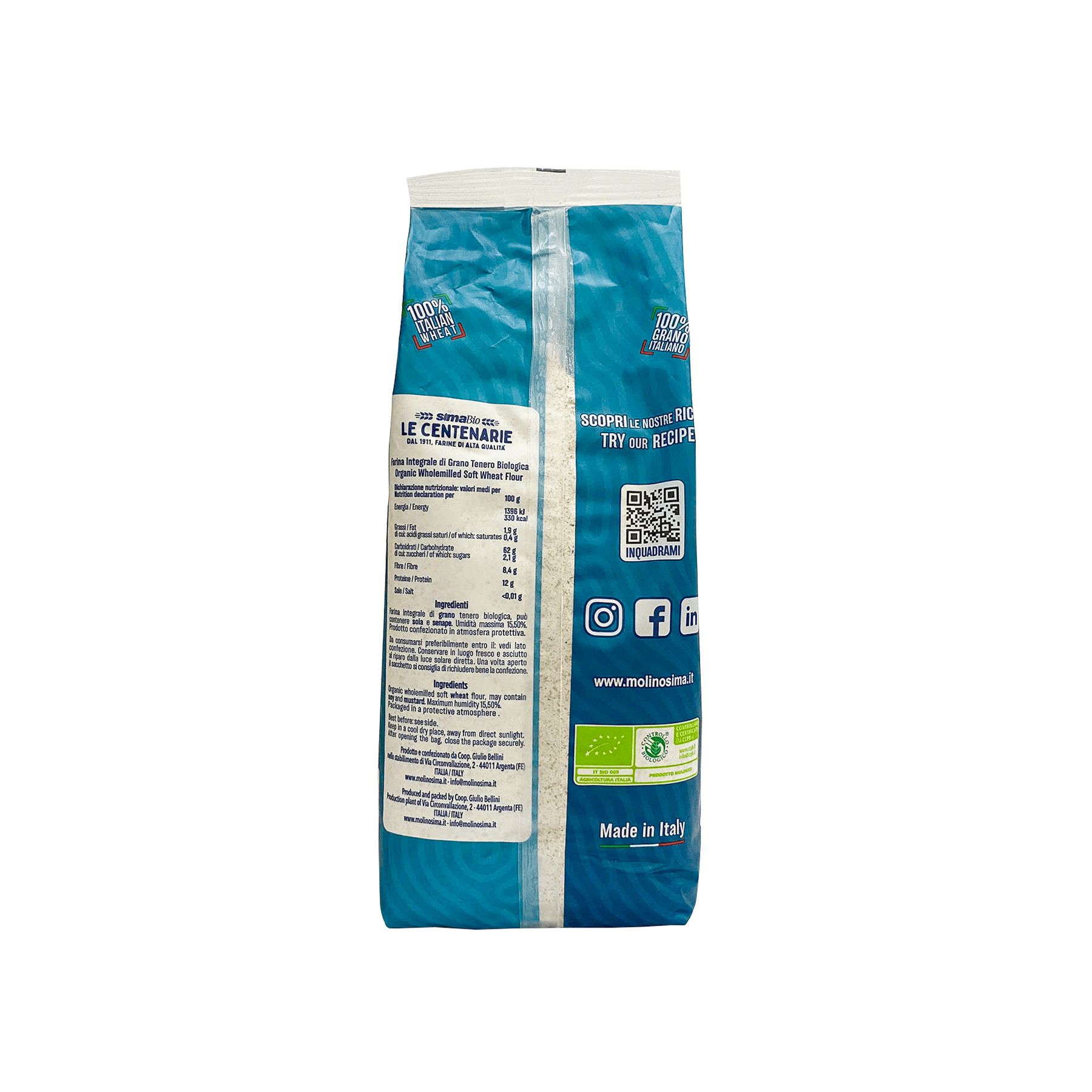 Bột Mì Nguyên Cám Hữu Cơ LE CENTENARIE 1kg – PHÚC THỌ