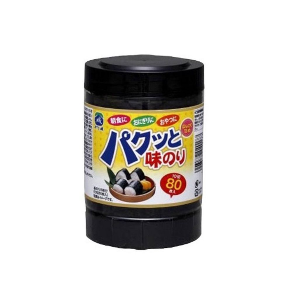 Rong Biển Lá Sấy Khô Pakutto 80 Miếng