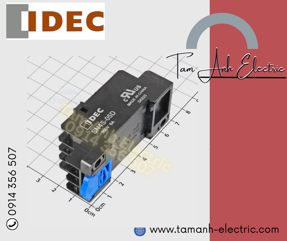 Rơ le trung gian IDEC 3A 110Vac 14 chân RU_RN 4S – Công ty TNHH Thương Mại và Xây Lắp Điện Tam Anh