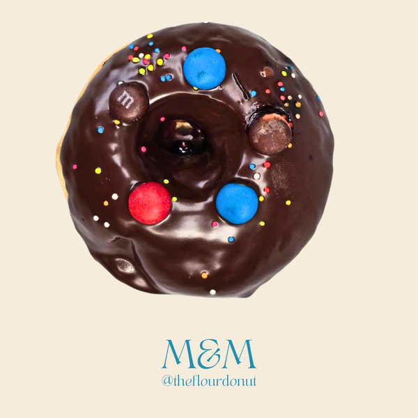 M&M DONUT – THE FLOUR DONUT