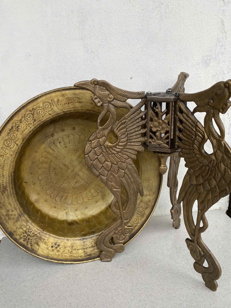 Bộ Đôn Thau 1967 Đồng Trạm Phụng Hoàng Cũ Sưu Tầm – Tún Decor