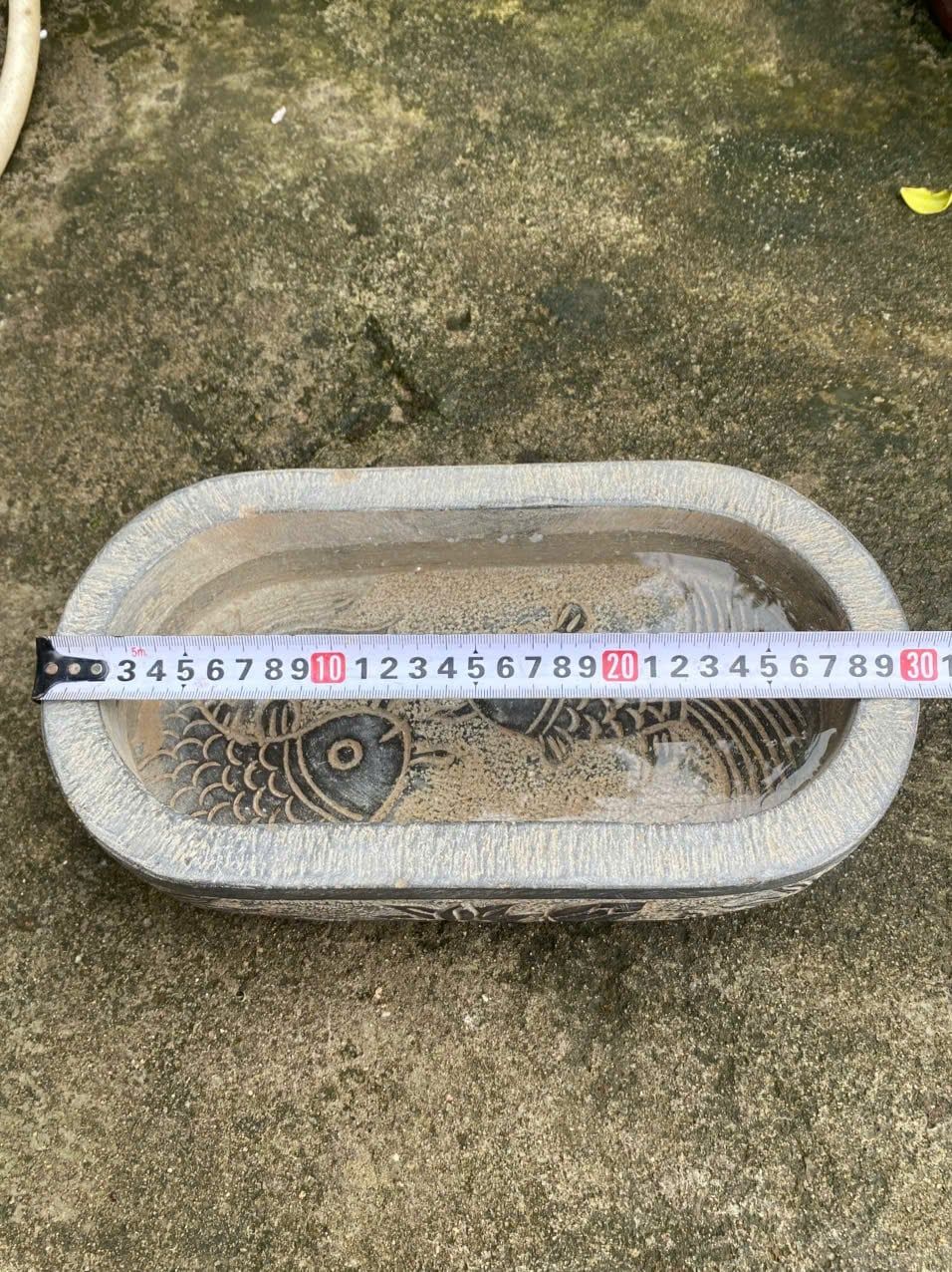 Bể đá Lý Ngư cũ – trạm sen cá, phong thủy thăng tiến công danh – Tún Decor