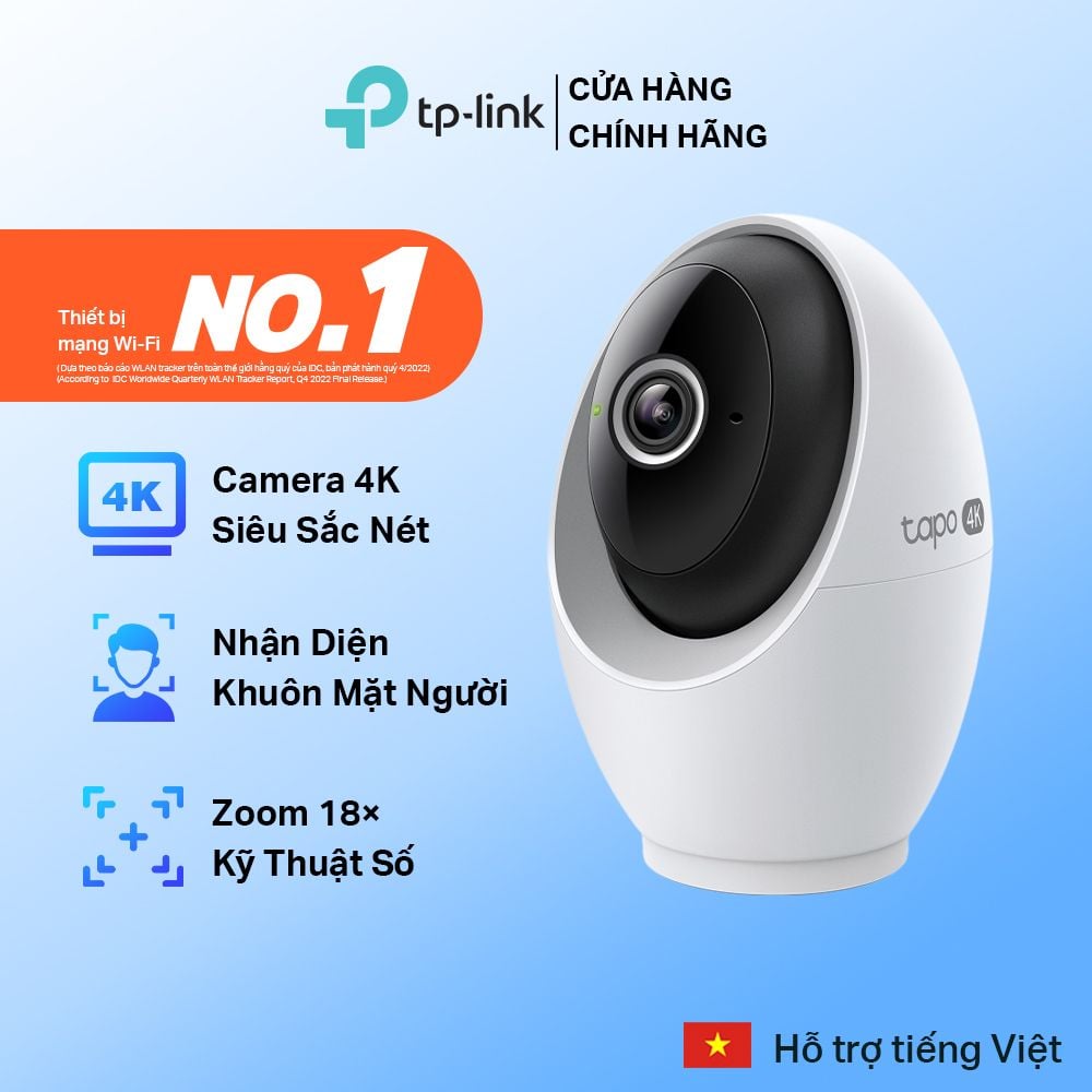 Camera AI Wi-Fi Trong Nhà Tapo C260 Quay Quét 360º Chất Lượng 4K 8MP