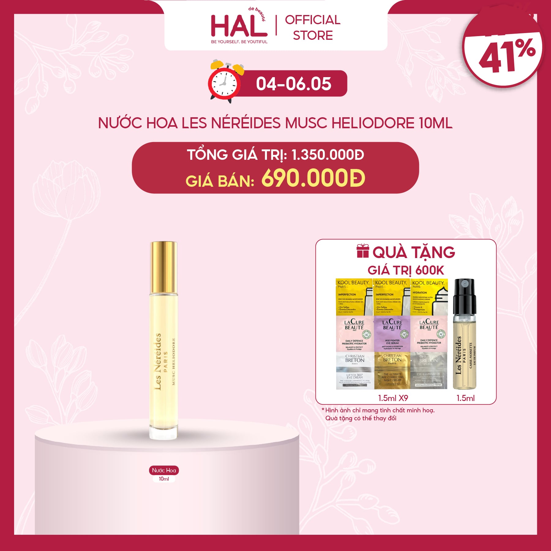 Nước Hoa Les Néréide Musc Héliodore Eau De Parfum