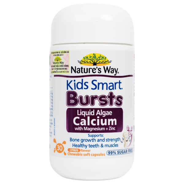 Nature's Way Bursts Calcium With Magnesium + Zinc (30 viên) – Siêu thị ...