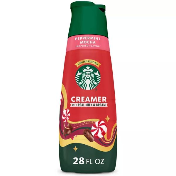 KEM SỮA LỎNG Mocha - Bạc hà Starbucks PEPPERMINT MOCHA Coffee Creamer ...