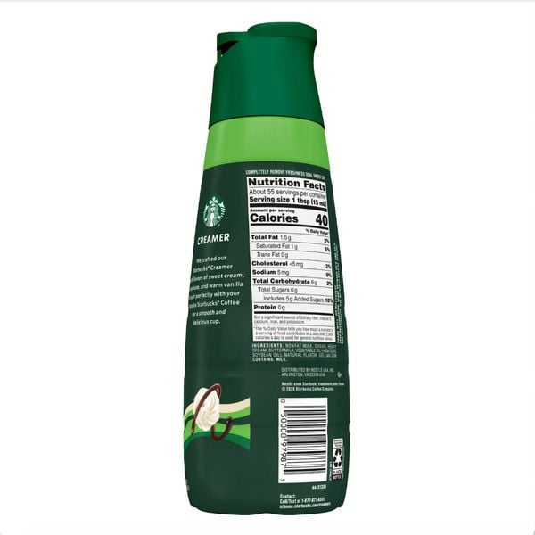 KEM SỮA LỎNG Starbucks Irish Cream Coffee Creamer, Chocolate & Vanilla ...
