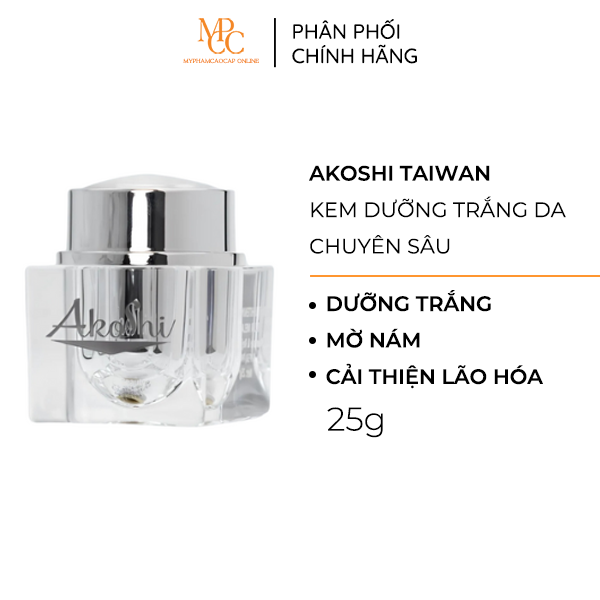 Kem Akoshi dưỡng trắng giảm nhám, tàn nhang, ngăn ngừa lão hóa - MPCC ...