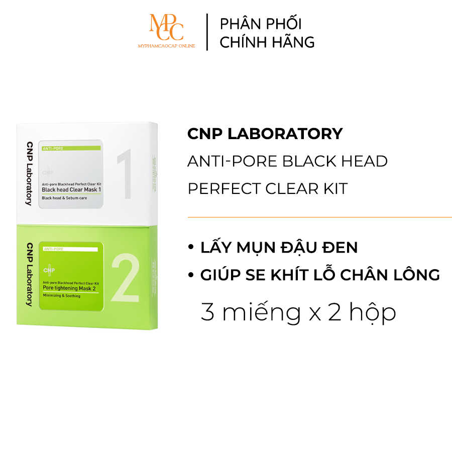 CNP Laboratory Anti‑Pore Black Head Perfect Clear Kit - MPCC – Mỹ Phẩm ...