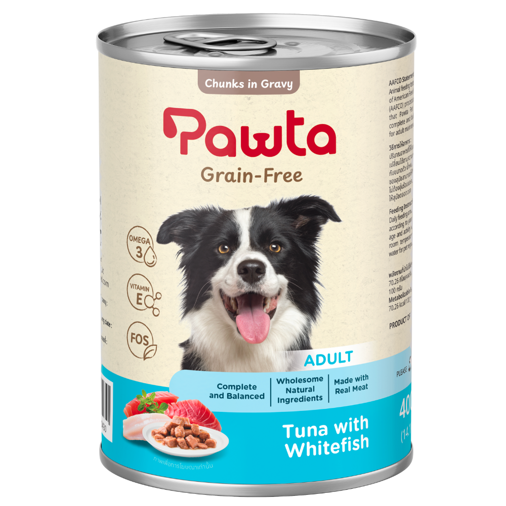 Pate PAWTA Lon cho Chó (Vị Cá Ngừ & Cá Thịt Trắng) - SITTOPETS