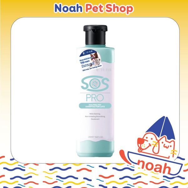Sữa Tắm SOS Pro Dành Riêng Cho Mèo 530ml – Giảm Rụng Lông, Dưỡng Lông ...
