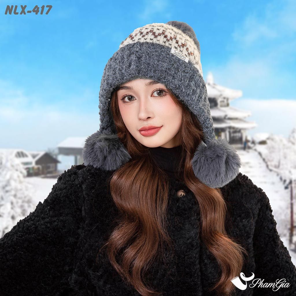 Nón Len Giữ Nhiệt Chuyên Dụng 2 Lớp Phong Cách Bắc Âu Cao Cấp Màu Xám ...