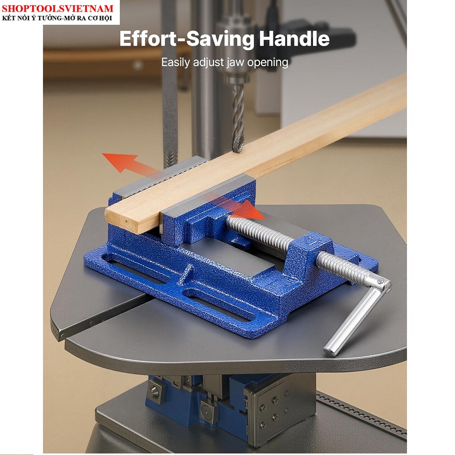 Ê tô bàn khoan 5 inch 125mm Brosco B50138 (DRILL PRESS VISE)
