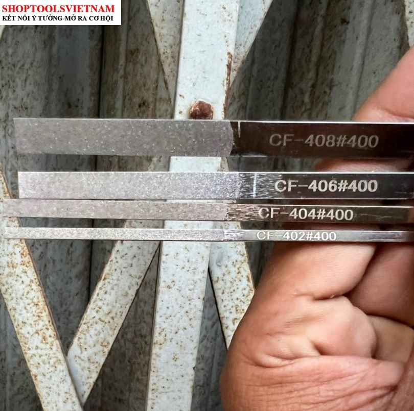 Bộ dũa mài kim cương Đài Loan 12 chi tiết 3 màu HONGYU CF-400 (Diamond