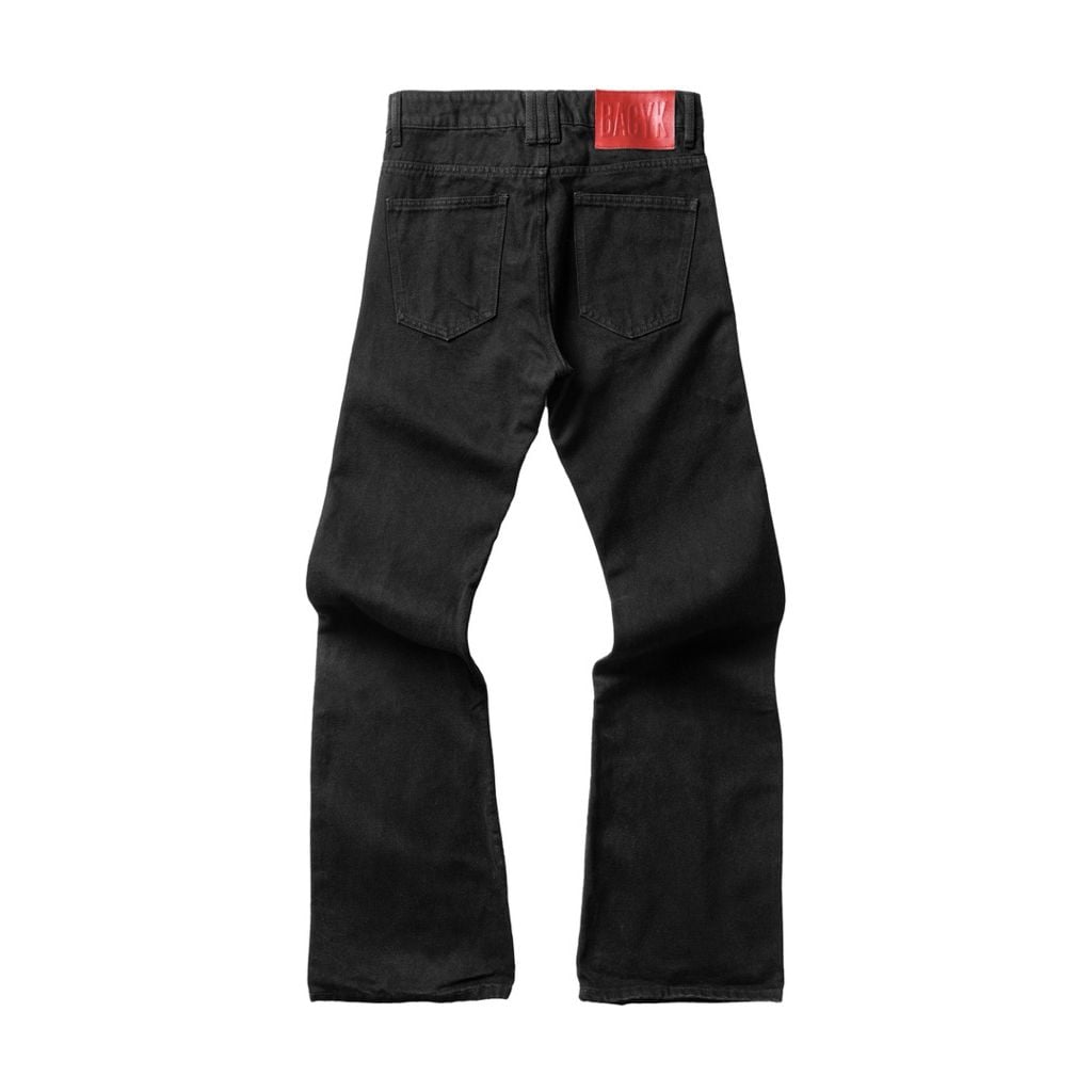 Quần loe denim washed pants – Bacykism