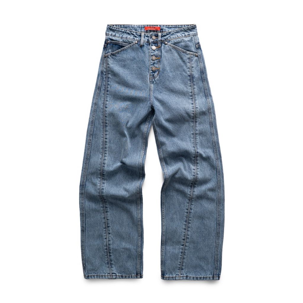 Blue baggy jeans 2line – Bacykism