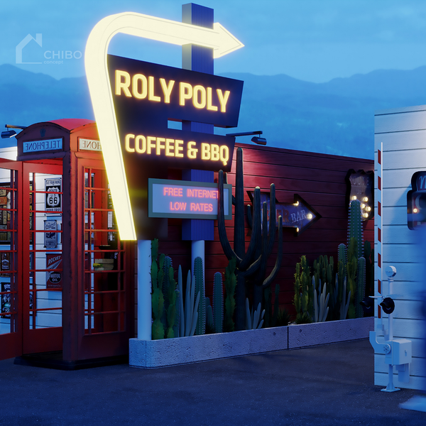 Roly Poly Coffee – Chibo Concept