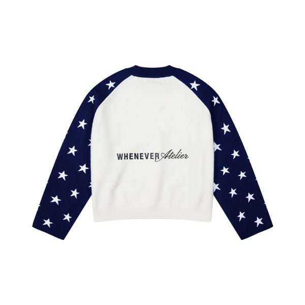 “WHENEVER” STAR RAGLAN SWEATER / NAVY – CÔNG TY CỔ PHẦN WHENEVER ATELIER