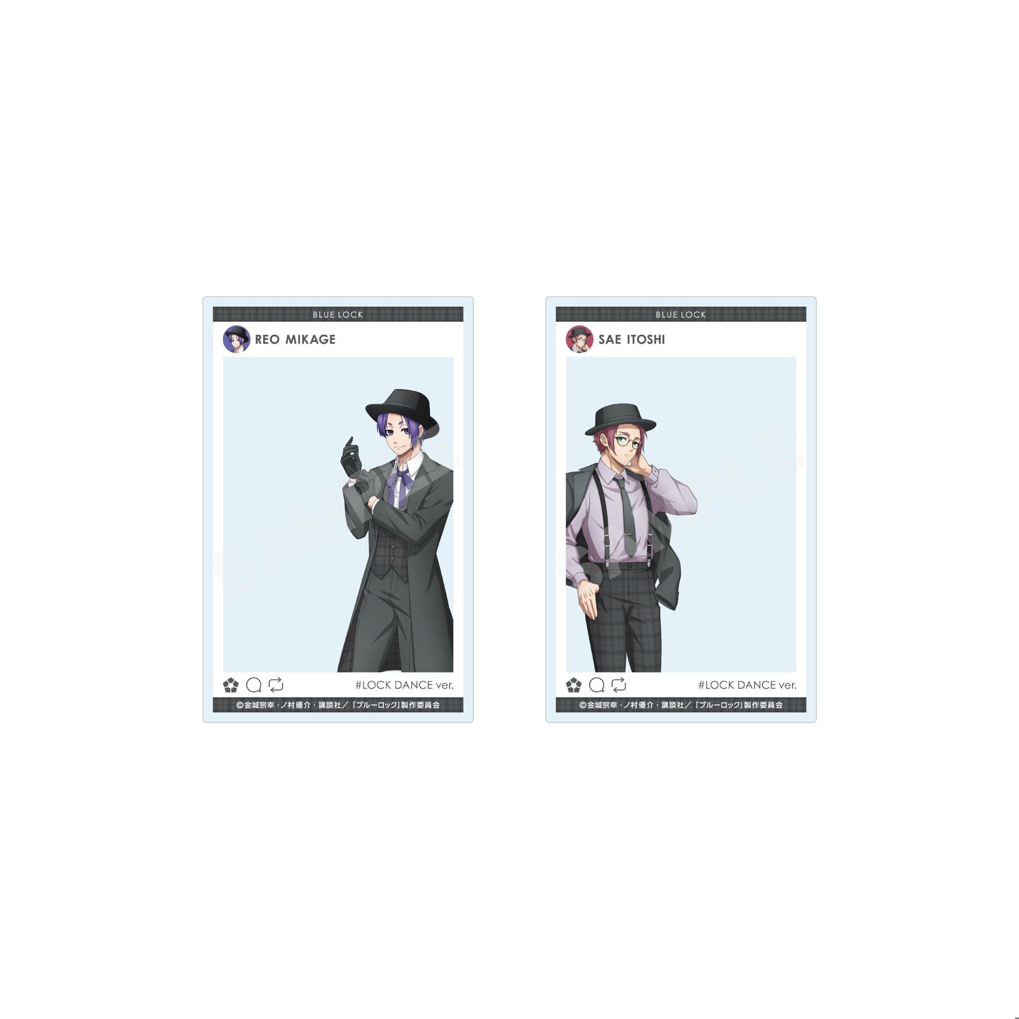 Bộ Card Trong Suốt Blue Lock Rock Dance Version Clear Card - Neko Chin ...