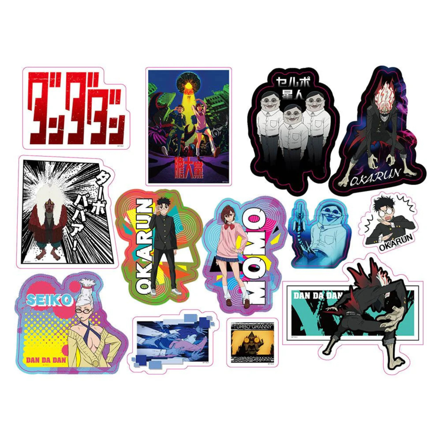 Sticker DanDaDan - Neko Chin Shop - Mô Hình, Phụ Kiện, Thẻ Bài Anime ...