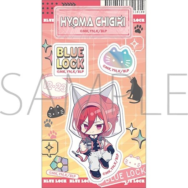 Mô hình sticker nhựa acrylic cắt bế theo phom chọn nhân vật Blue Lock ...
