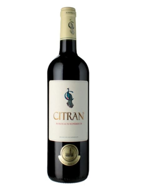 Rượu Vang đỏ Pháp Citran Bordeaux Supérieur 2022 750ml– Chi Wine ...