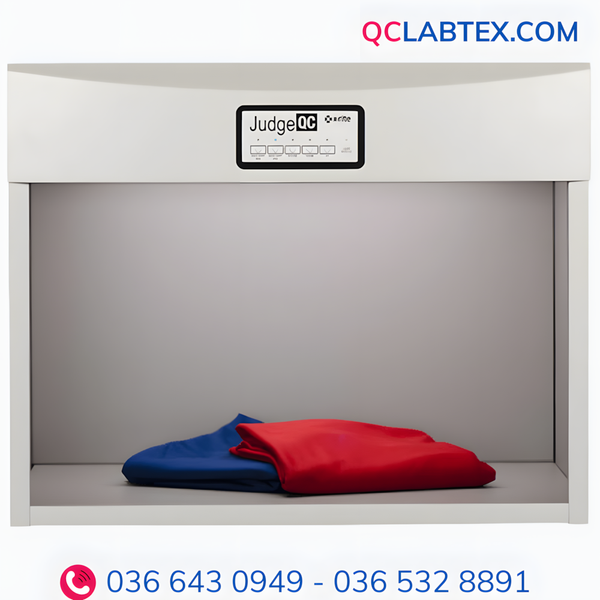 Tủ soi màu Judge QC X-Rite 5 nguồn sáng, chuẩn công nghiệp – QCLABTEX