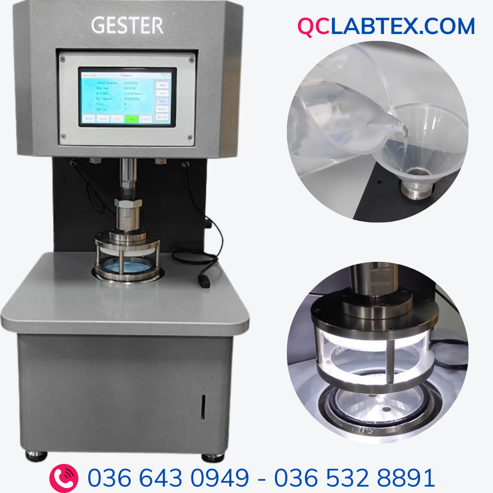 Máy đo độ chống thấm nước Gester GT-C26A – Chuẩn ISO 811, AATCC – QCLABTEX