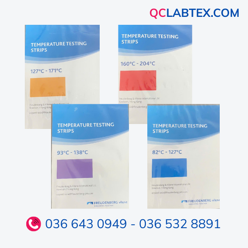 Que giấy đo nhiệt độ ép keo vải Vilene – QCLABTEX