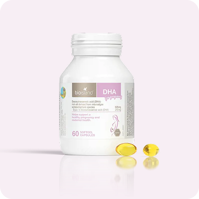 Bio Island DHA For Pregnancy hộp 60 viên bổ sung DHA thai kỳ an toàn– Dozen