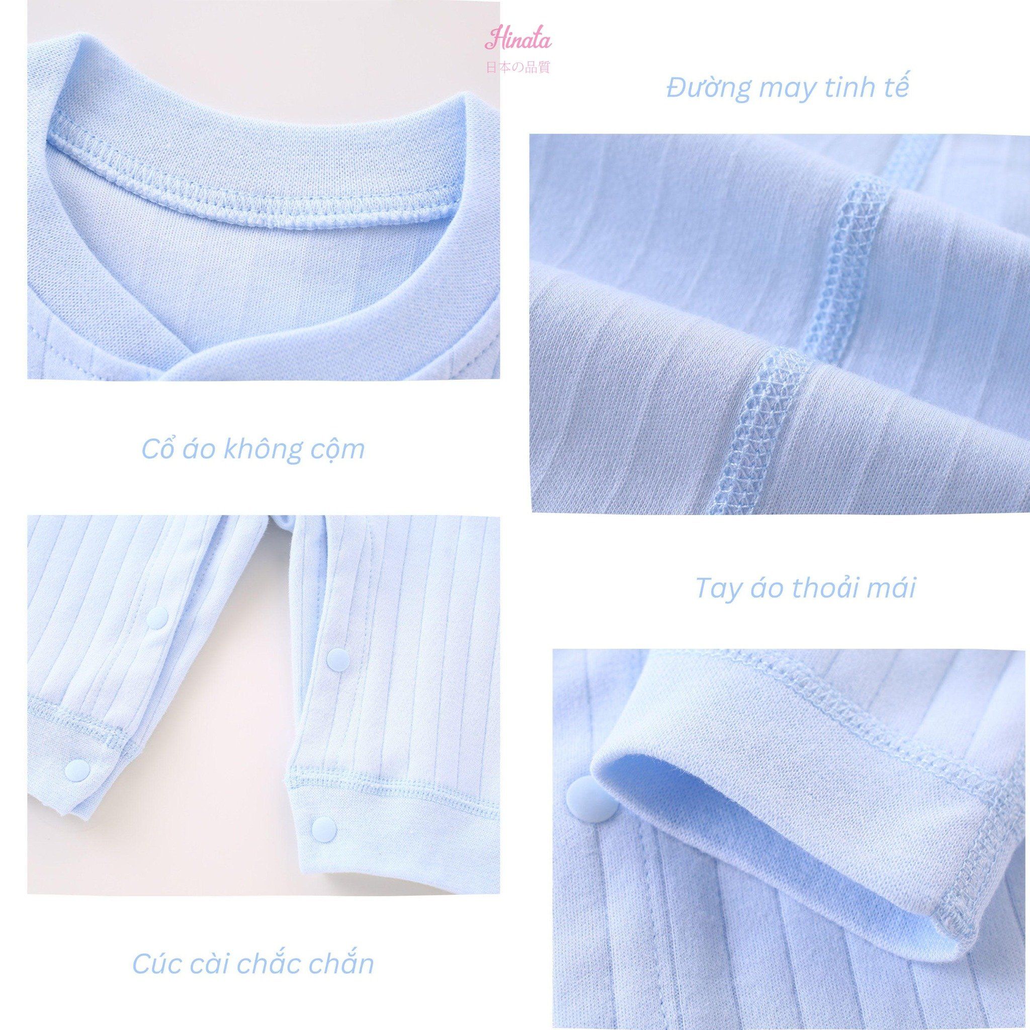 [01 Set] Body Sleepsuit unisex Hinata BF83 cho bé sơ sinh từ 0-6 thá ...