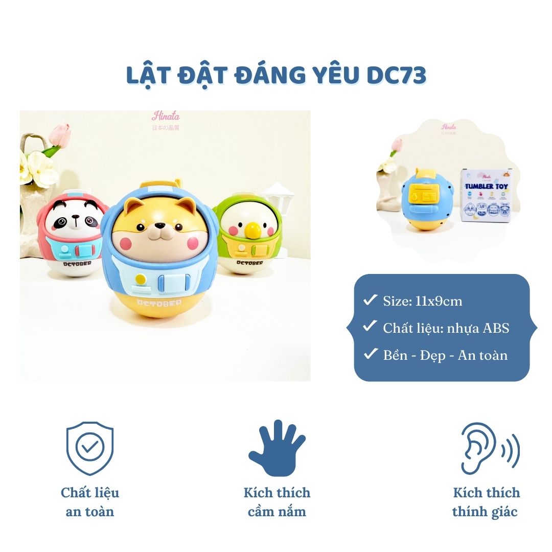 Lật đật hình con vật đáng yêu cho bé Hinata DC73 – Hinata - 日 本 の 品 質