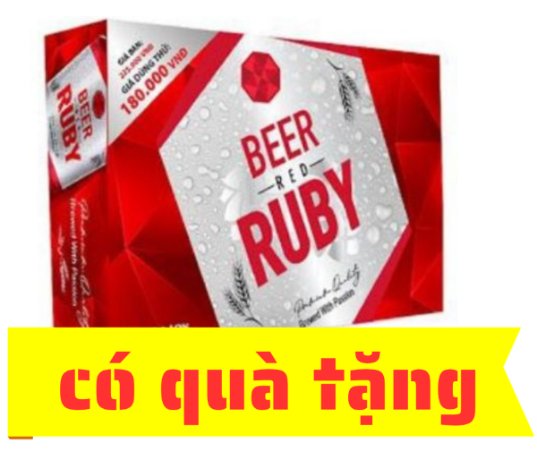 Mua 1 thùng bia Ruby tặng 2 ly thủy tinh cao cấp – Tiêu Dùng Xanh