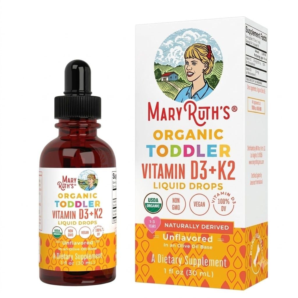 Vitamin D3 + K2 Organic Mary Ruth’s 30ml (Dạng Giọt) (A) – Vinaquick