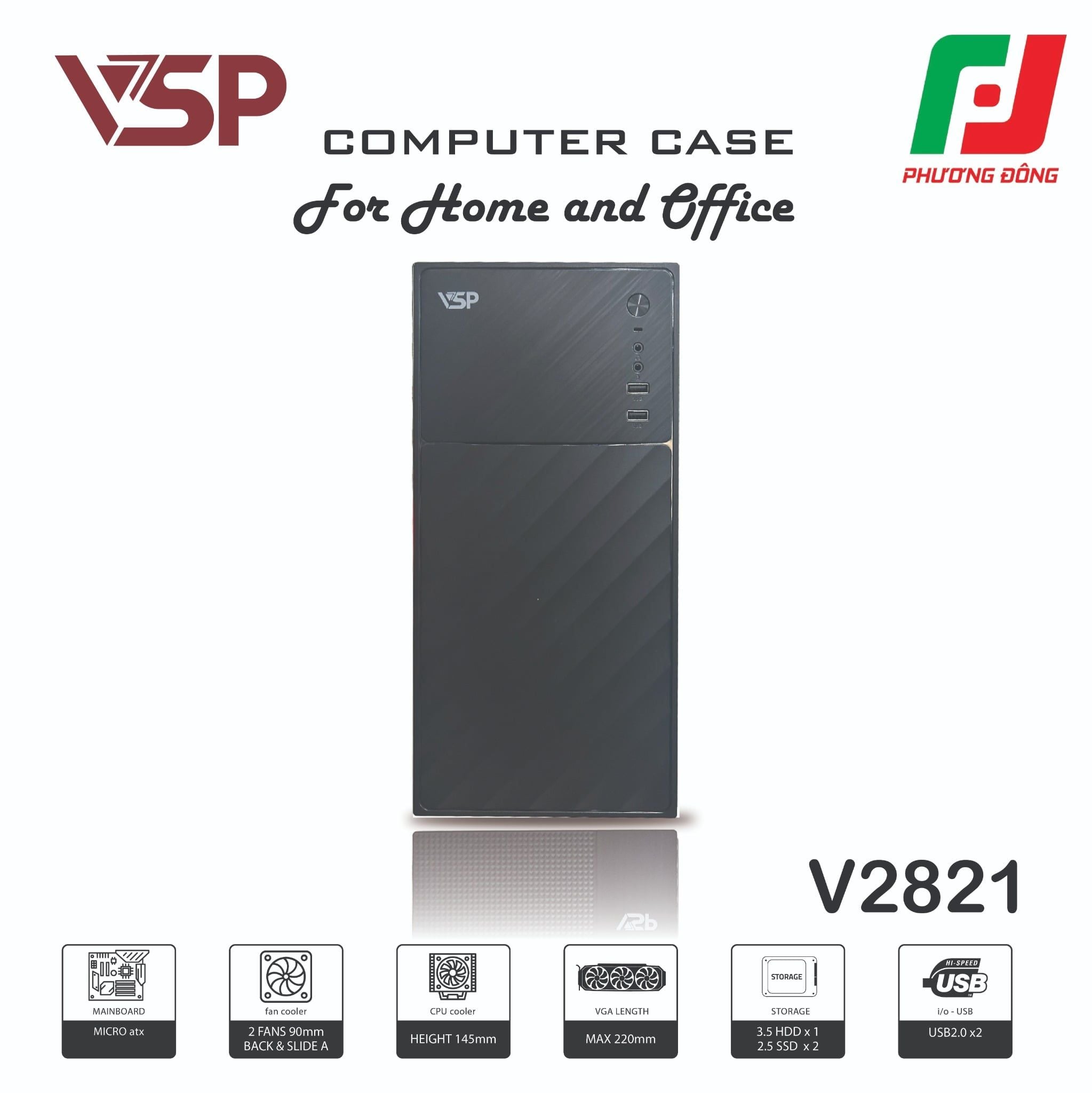 VỎ CASE VSP V2821 – Tech Phương Đông