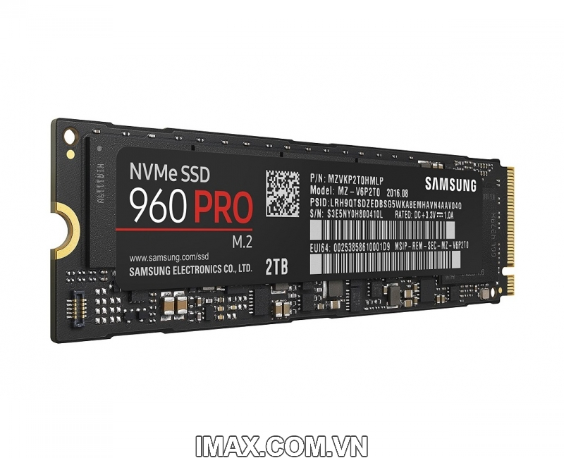 Ổ cứng 2TB SSD Samsung 960 Pro PCIe NVMe M.2 2280 – jpcamera.vn