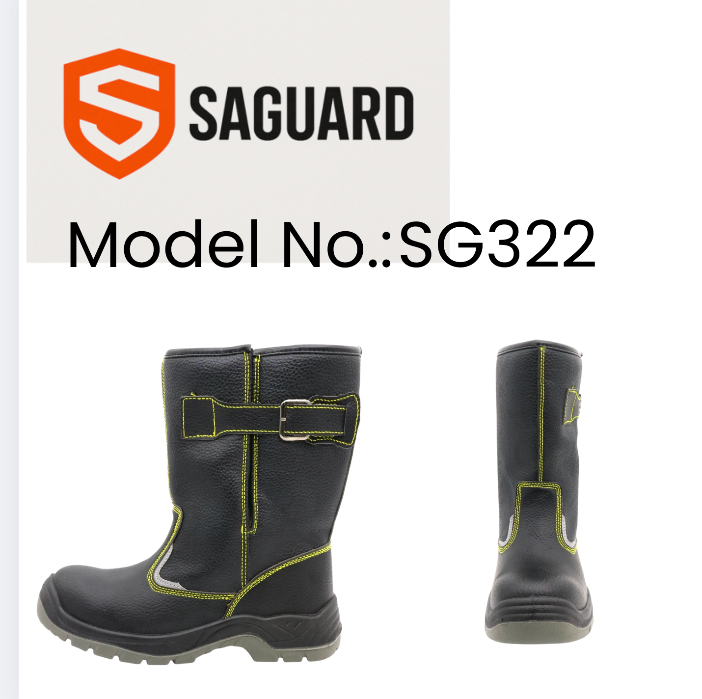 Safety Boots (High Cut – 30cm) – Model SG322 – SAGUARDSafety