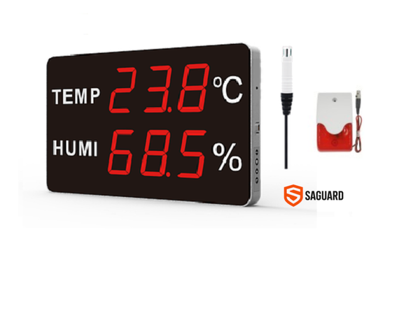 Temperature & Humidity Display SG218A – SAGUARDSafety