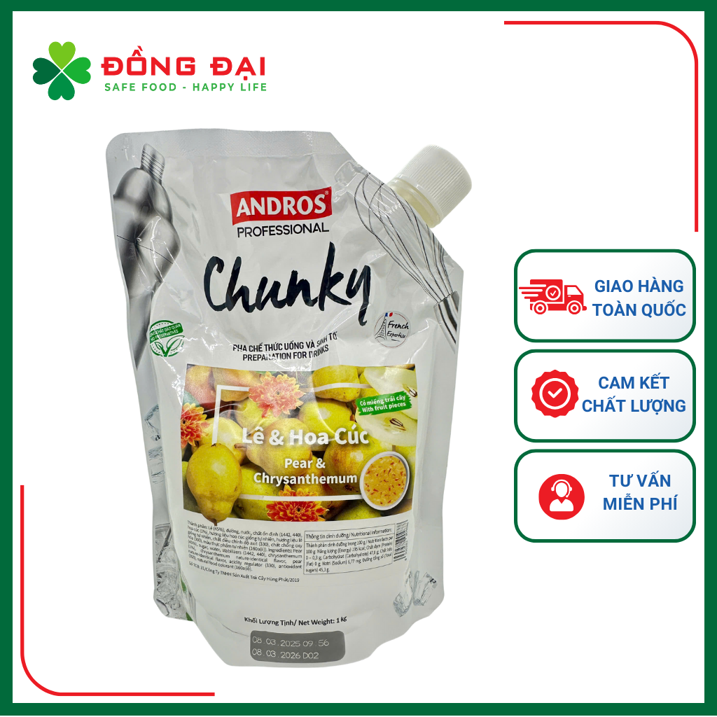 Chunky Andros Lê Hoa Cúc - Túi 1Kg
