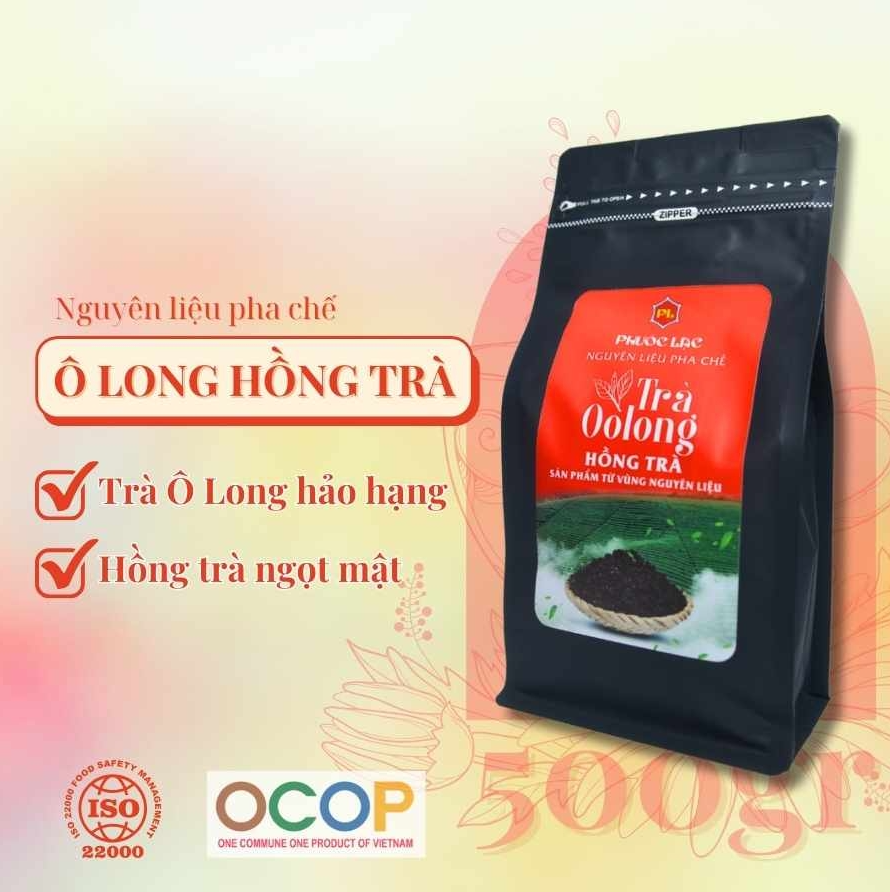 Trà Oolong hồng trà Phước Lạc - Gói 500Gr