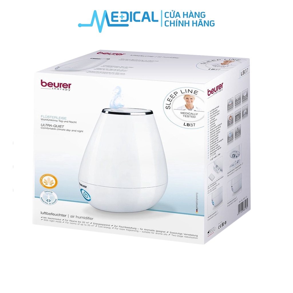 Máy làm ẩm không khí và làm thơm bằng tinh dầu BEUBER LB37 bình nước 2 ...
